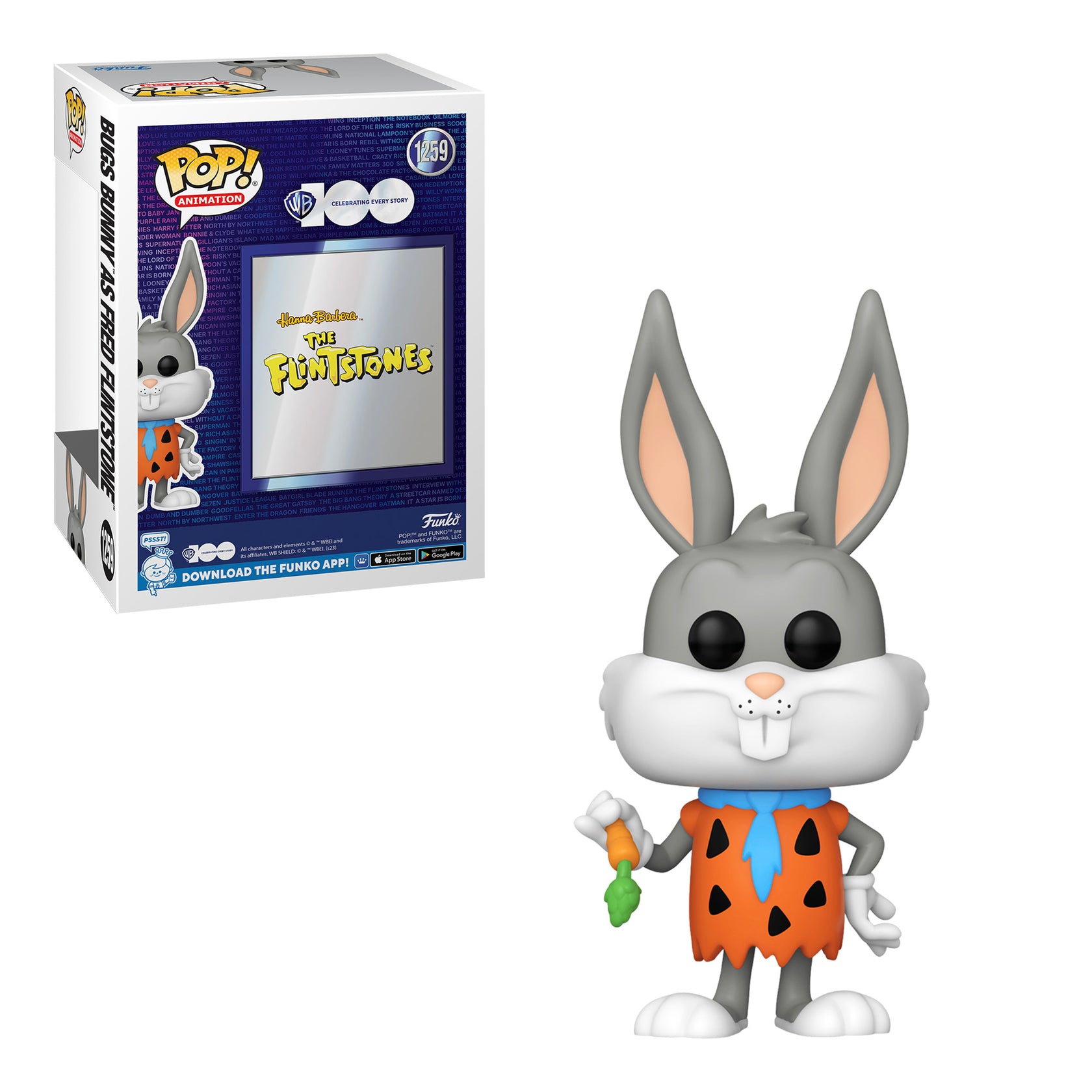 Funko Pop! Animation: Bugs Bunny as Fred Flintstone #1259 SDCC 2023 To ...