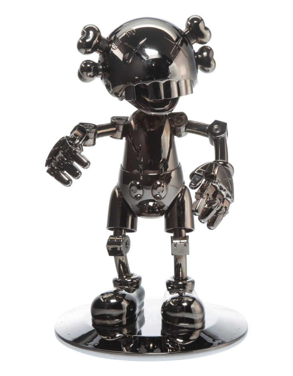 KAWS x Hajime Sorayama - No Future Companion (Black Chrome), 2008 – TOY ...