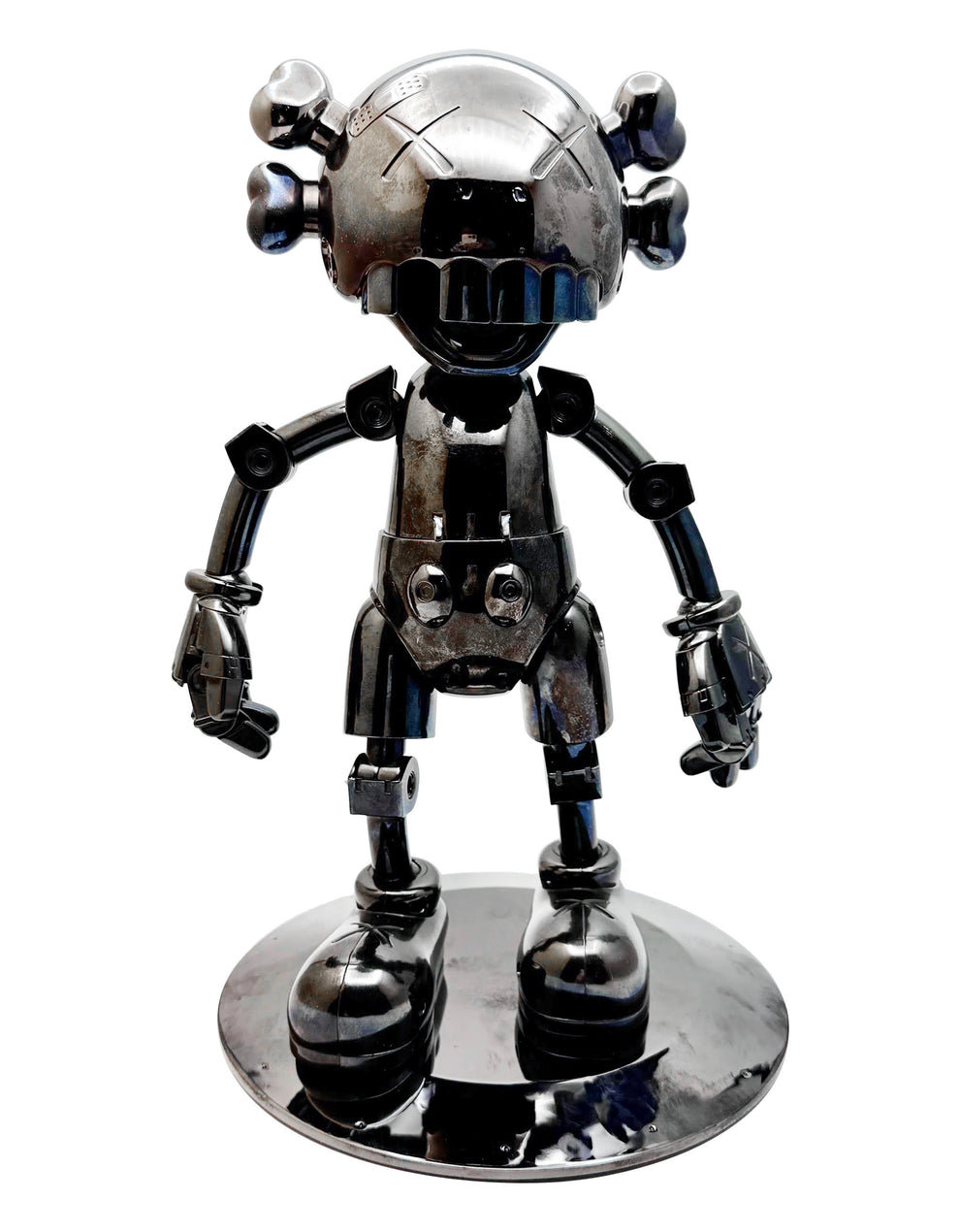 KAWS x Hajime Sorayama - No Future Companion (Black Chrome), 2008 – TOY ...