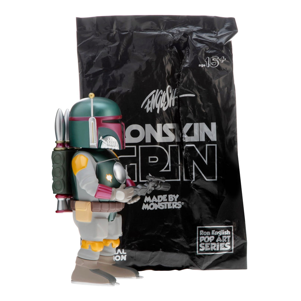 Ron English - Iron Skin Boba Fett Grin Vinyl Figure – TOY TOKYO